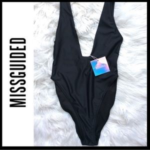 Missguided | Swim | Nwt Misguided Plunge Swimsuit | Poshmark